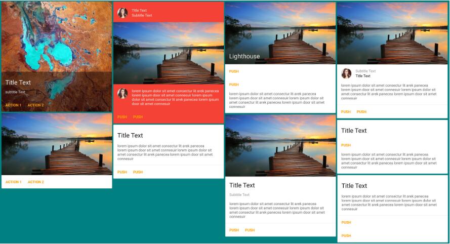 A Customizable And Versatile Material Design Card Component