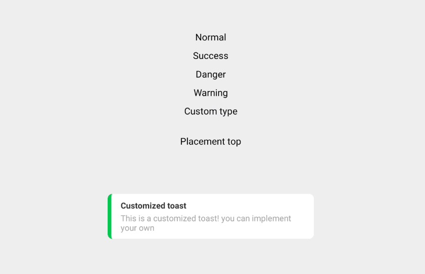 Toast React Native Example For Android And Ios