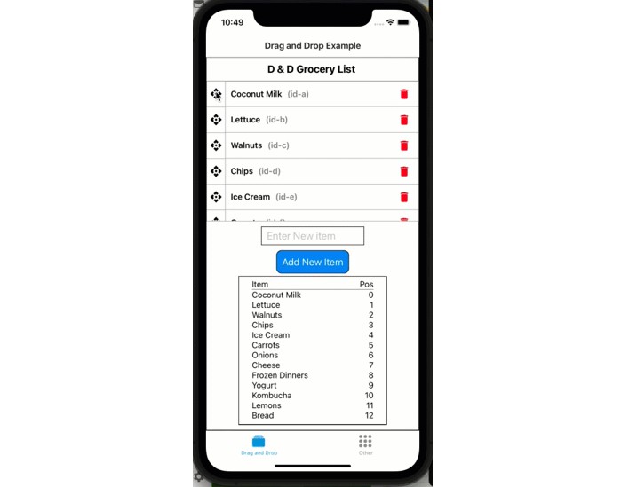 React Native Expo Module To Create A List That You Can Drag And Reorder Items