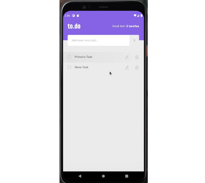 Todo App Made With React Native Challenge 01 Igniterocketseat