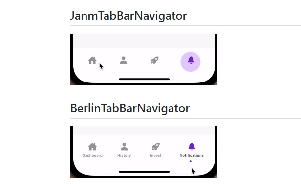 A fully customizable react native Bottom navigation tabs navigation A fully customizable react native Bottom navigation tabs navigation