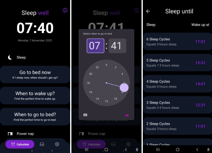 Sleepwell - Sleep Cycle Calculator / Alarm with React Native Sleepwell - Sleep Cycle Calculator / Alarm with React Native