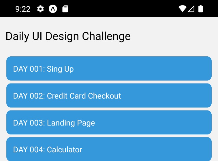 Daily UI Challenge with React Native Daily UI Challenge with React Native