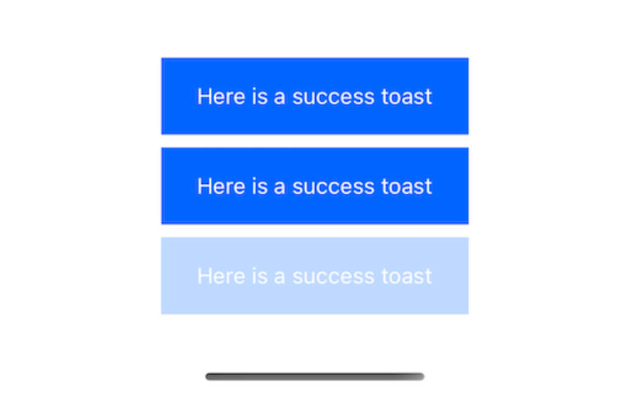 A React Native Component That Displays A Toast Message On The Screen
